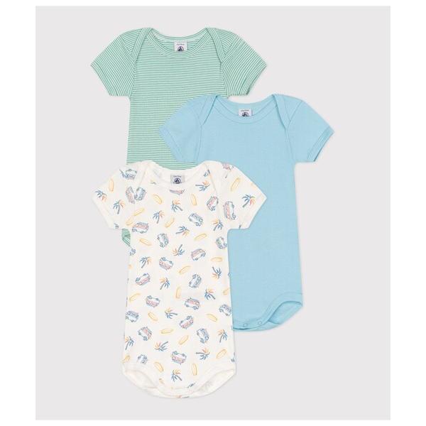 『セール実施中』※このアイテムは返品・交換対象外商品です。ZOZO問い合わせ番号:93415165ショップ:PETIT BATEAU，プチバトーブランド:PETIT BATEAU，プチバトー商品名:半袖ボディ３枚組カテゴリ:ママ＆ベビー&g...