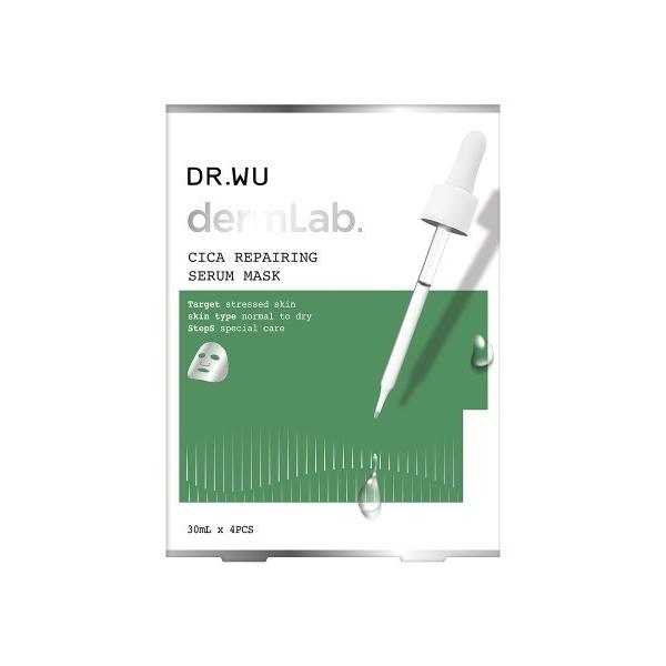 ※このアイテムは返品・交換対象外商品です。コスメ商品ZOZO問い合わせ番号:93416599ショップ:DR.WU，ドクターウーブランド:DR.WU，ドクターウー商品名:シカ リペアリング セラムマスク 4pcs ＜シートマスク＞カテゴリ:ス...