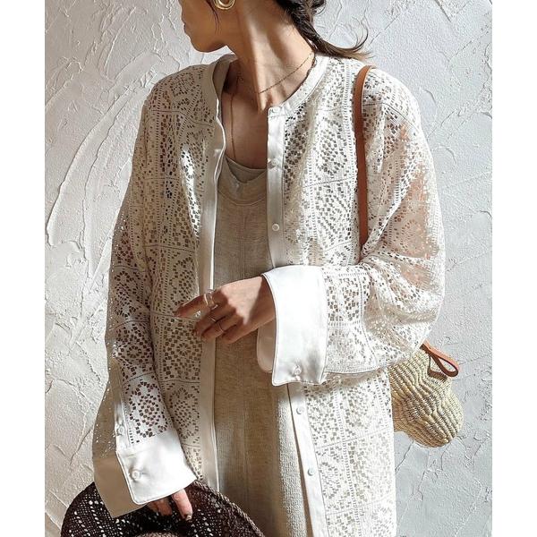 ZOZO問い合わせ番号:93416862ショップ:Ulysses，ユリシスブランド:LAFFMO，ラフモ商品名:パネルレースノーカラーブラウスカテゴリ:トップス>シャツ/ブラウスブランド品番:UDZ25S162素材:ポリエステル100...