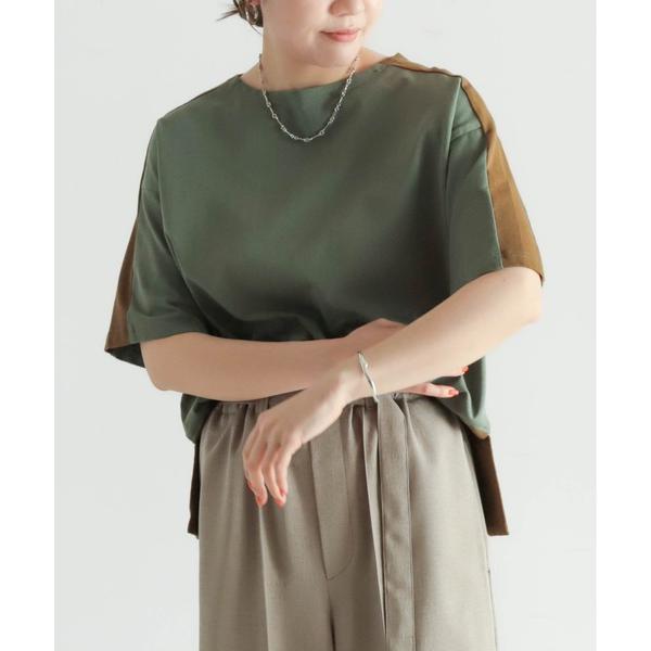 ZOZO問い合わせ番号:93417944ショップ:NOMBRE IMPAIR，ノンブル アンペールブランド:NOMBRE IMPAIR，ノンブルアンペール商品名:バイカラー天竺　ショート丈P/Oカテゴリ:トップス>Tシャツ/カットソー...