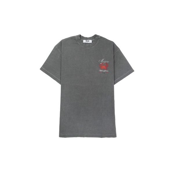 『セール実施中』ZOZO問い合わせ番号:93418138ショップ:MSGM，エムエスジーエムブランド:MSGM，エムエスジーエム商品名:MSGM CRAB GARMENT DYE グラフィックTシャツカテゴリ:トップス>Tシャツ/カッ...