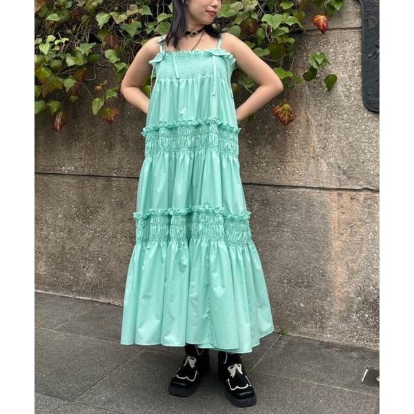 『セール実施中』ZOZO問い合わせ番号:93418434ショップ:Candy Stripper，キャンディストリッパーブランド:Candy Stripper，キャンディストリッパー商品名:FOR YOU SHIRRING ドレスカテゴリ:ワ...