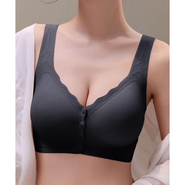 『タイムセール実施中』ZOZO問い合わせ番号:93418954ショップ:aimoha，アイモハブランド:aimoha，アイモハ商品名:フロントボタンブラカテゴリ:アンダーウェア>ブラジャーブランド品番:szn8085a素材:表地:ナイ...