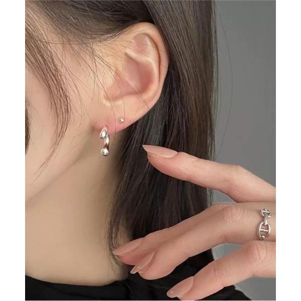 ※このアイテムは返品・交換対象外商品です。ZOZO問い合わせ番号:93451108ショップ:TONE，トーンブランド:tone，トーン商品名:【Re:one】Design pierce(MA)カテゴリ:アクセサリー>ピアス（両耳用）ブ...