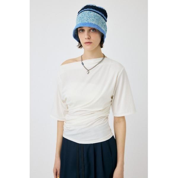 『セール実施中』ZOZO問い合わせ番号:93451338ショップ:MOUSSY，マウジーブランド:MOUSSY，マウジー商品名:ASYMMETRY SHOULDER Tシャツカテゴリ:トップス>Tシャツ/カットソーブランド品番:010...