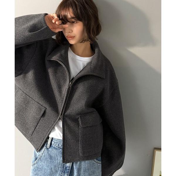 『タイムセール実施中』ZOZO問い合わせ番号:93451494ショップ:Classical Elf，クラシカルエルフブランド:classicalelf，クラシカルエルフ商品名:シンプルなのに映える、冬の主役アウター。ショート丈ダブルZIPブ...