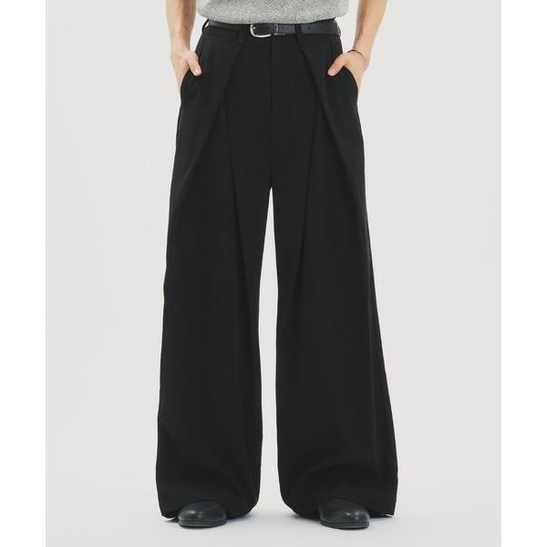 ZOZO問い合わせ番号:93452852ショップ:epnok，エプノックブランド:selle glant，セレグランテ商品名:CROSS TUCK WIDE SLACKS PANTS/クロスタックワイドスラックスパンツカテゴリ:パンツ&gt...