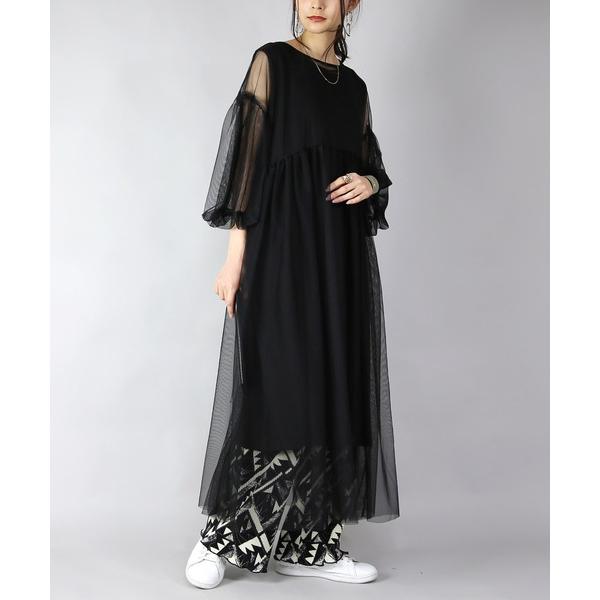 ZOZO問い合わせ番号:93453993ショップ:and it_，アンドイットブランド:and it_，アンドイット商品名:インナーsetチュールバルーンスリーブワンピースカテゴリ:ワンピース/ドレス>ワンピースブランド品番:n103...