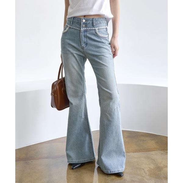 『タイムセール実施中』ZOZO問い合わせ番号:93454993ショップ:UNE MANSION，ユヌマンションブランド:UNE MANSION，ユヌマンション商品名:【UNE ORIGINAL】ダブルボタンホワイトフリルハイウエストロングデ...