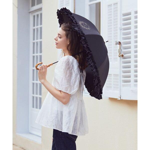 ZOZO問い合わせ番号:93485977ショップ:Maison de FLEUR，メゾン ド フルールブランド:Maison de FLEUR，メゾンドフルール商品名:遮光＆UV CUT フリル傘カテゴリ:ファッション雑貨>長傘ブラン...