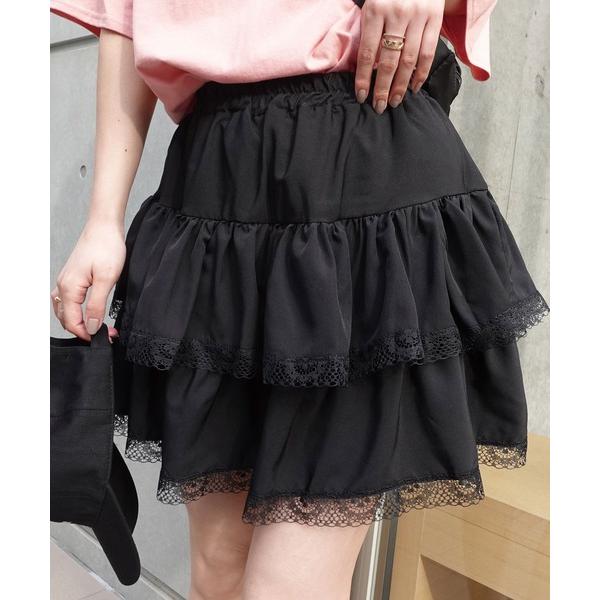 『タイムセール実施中』ZOZO問い合わせ番号:93486479ショップ:CORNERS，コーナーズブランド:Lots of Love，ロッツオブラブ商品名:レースティアードミニスカートカテゴリ:スカート>スカートブランド品番:KJ00...