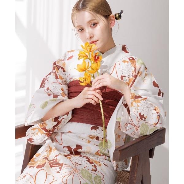 『タイムセール実施中』ZOZO問い合わせ番号:93487240ショップ:Dita，ディータブランド:Dita，ディータ商品名:【かんたん着付け】二部式浴衣3点セット(セパレート浴衣・帯・着付け本)【K】カテゴリ:水着/着物・浴衣>浴衣...