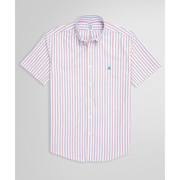 『セール実施中』ZOZO問い合わせ番号:93487600ショップ:BROOKS BROTHERS，ブルックス ブラザーズブランド:BROOKS BROTHERS，ブルックスブラザーズ商品名:ストレッチオックスフォード　GFロゴ　ストライプ　...