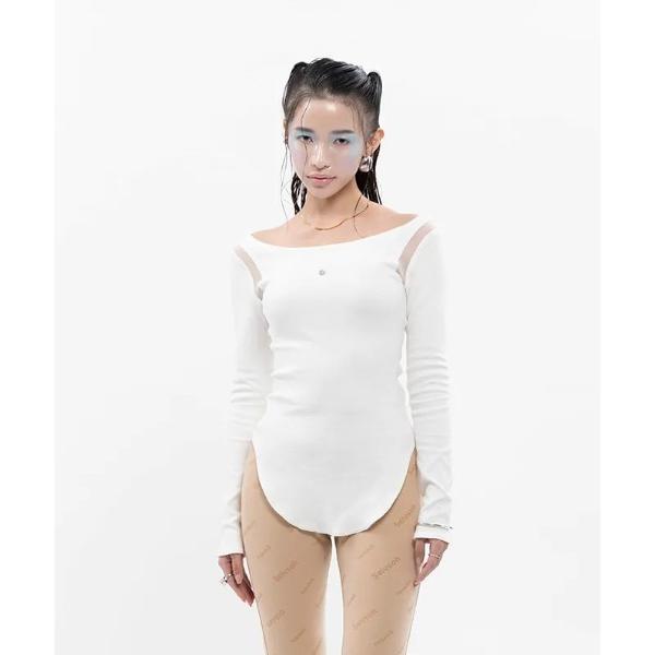 『セール実施中』ZOZO問い合わせ番号:93488970ショップ:Seivson，セイヴソンブランド:Seivson，セイヴソン商品名:【Seivson】月模様ネットのパッチワークトップカテゴリ:トップス>Tシャツ/カットソーブランド...