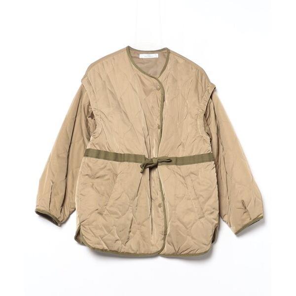 『セール実施中』参考価格：7，150円発売時期：2022年10月コンディション：D（傷・汚れあり）傷や汚れがあるが使用には問題ないアイテム前身頃：汚れ留め具：欠損参考商品名：2WAY袖取り外し波キルトジャケット参考品番：528514940Z...