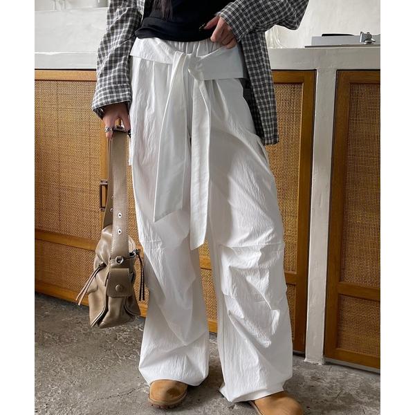 『タイムセール実施中』ZOZO問い合わせ番号:93501973ショップ:Ada.，エイダブランド:VQ，ブイキュー，ADDITION STORE，アディションストア商品名:Waist wrap wide cargo pants / シャツ腰...