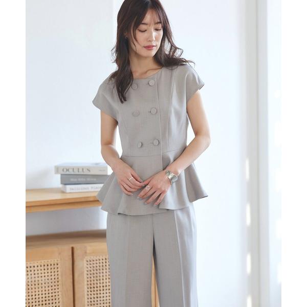 ZOZO問い合わせ番号:93518319ショップ:RUIRUE BOUTIQUE，ルイルエブティックブランド:RUIRUE BOUTIQUE，ルイルエブティック商品名:洗える ｜ フレンチシック パンツ セットアップ ｜ レディース おしゃ...