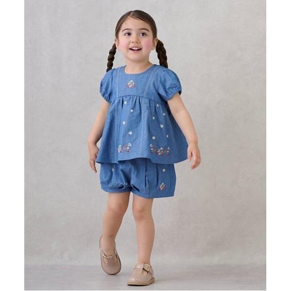 『セール実施中』ZOZO問い合わせ番号:93520693ショップ:petit main，プティマインブランド:petit main，プティマイン商品名:いちご刺しゅうバルーンパンツカテゴリ:パンツ>その他パンツブランド品番:96521...