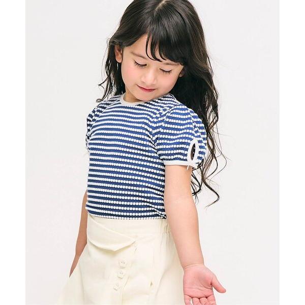 『セール実施中』ZOZO問い合わせ番号:93520779ショップ:F.O.Online Store，エフオーオンラインストアブランド:apres les cours，アプレレクール商品名:【ジュニア対応】バックリボン・袖リボン半袖Tシャツカ...
