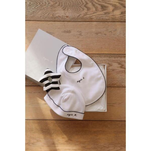 ※このアイテムは返品・交換対象外商品です。ZOZO問い合わせ番号:93521294ショップ:agnes b.，アニエスベーブランド:agnes b.，アニエスベー商品名:WEB限定 ベビーギフトボックス ボネ・スタイ・ラトル 3点セットカテ...