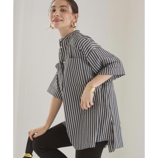 ZOZO問い合わせ番号:93582966ショップ:ANGIE VINTAGE，アンジー ヴィンテージブランド:ANGIE，アンジー商品名:バンドカラー チュニック シャツカテゴリ:トップス>シャツ/ブラウスブランド品番:AG25SM0...