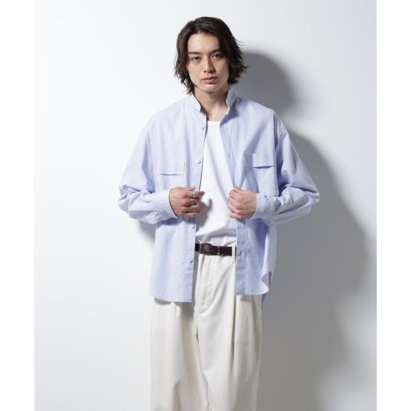 『セール実施中』ZOZO問い合わせ番号:93583151ショップ:NANO universe，ナノユニバースブランド:NANO universe，ナノユニバース商品名:「BELGIUM LINEN FABRICS」リネンコットンスタンドカラ...