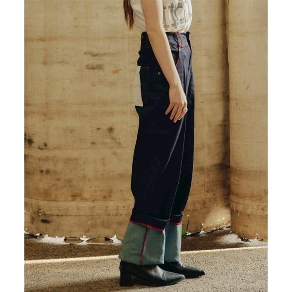 『セール実施中』ZOZO問い合わせ番号:93583750ショップ:THEODORIC.dy，セオドリックディブランド:THEODORIC.dy，セオドリックディ商品名:カフデザインデニム（サイズ有 / Cuffed Edge Denimカテ...