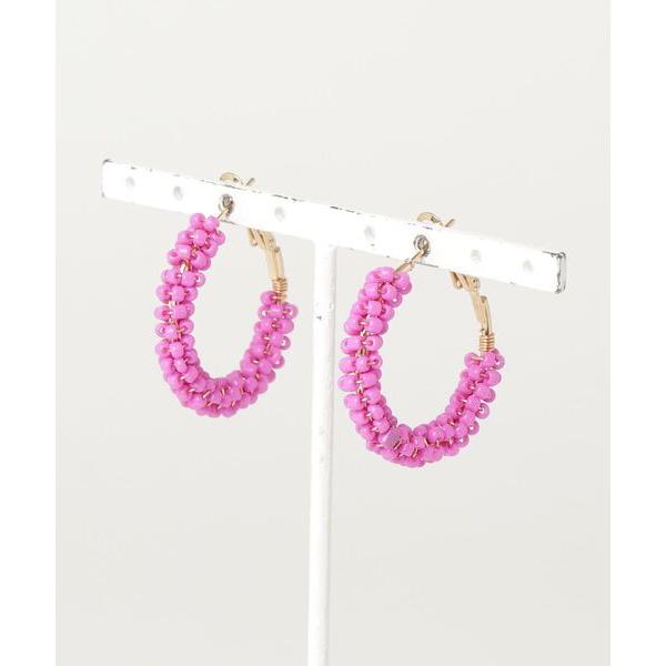 『タイムセール実施中』※このアイテムは返品・交換対象外商品です。ZOZO問い合わせ番号:93584161ショップ:HIKA，ヒカブランド:rae，レイ商品名:【rae】ビーズフープピアスカテゴリ:アクセサリー>ピアス（両耳用）ブランド...