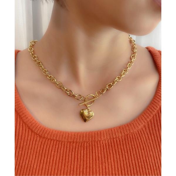 『タイムセール実施中』ZOZO問い合わせ番号:93584175ショップ:HIKA，ヒカブランド:rae，レイ商品名:【rae】OTバックルハートモチーフチェーンネックレスカテゴリ:アクセサリー>ネックレスブランド品番:rae-164カ...