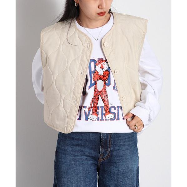 『セール実施中』参考価格：4，950円発売時期：2022年09月コンディション：D（傷・汚れあり）傷や汚れがあるが使用には問題ないアイテム襟周り：汚れ参考商品名：ショート キルトベスト　【WEB限定】参考品番：30760A331【商品に関す...