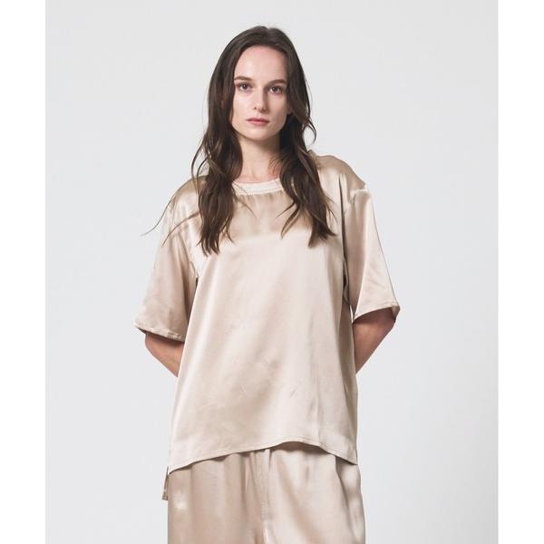 ZOZO問い合わせ番号:93615965ショップ:ANLIO，アンリオブランド:FOO TOKYO，フートーキョー商品名:シルクサテンプルオーバー ピンクベージュカテゴリ:ルームウェア>ルームウェア/パジャマブランド品番:25S07T...