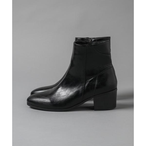 ZOZO問い合わせ番号:93617222ショップ:INTER FACTORY，インターファクトリーブランド:ADAMASTE，アダマスト商品名:side zip heel boots - サイドジップヒールブーツカテゴリ:シューズ>ブ...