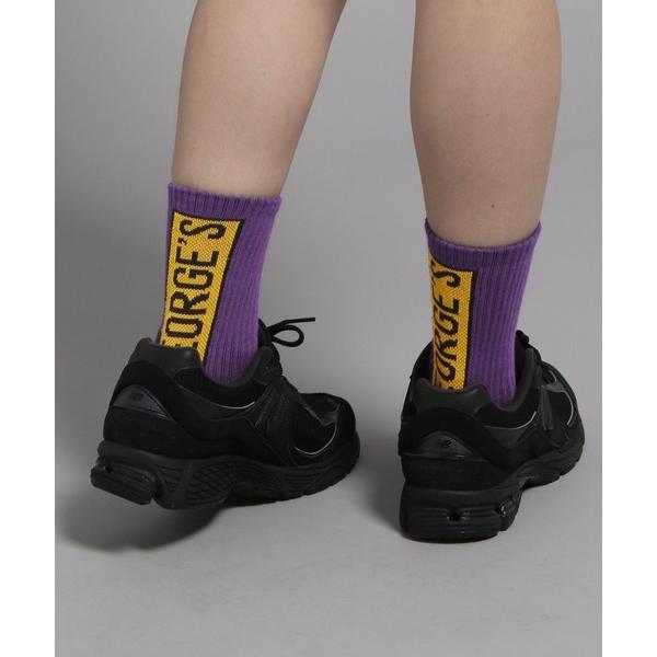 ※このアイテムは返品・交換対象外商品です。ZOZO問い合わせ番号:93618319ショップ:GEORGE'S，ジョージズブランド:GEORGE'S，ジョージズ商品名:BOXロゴソックス（23〜25cm／26〜28cm）カテゴリ:レッグウェア...