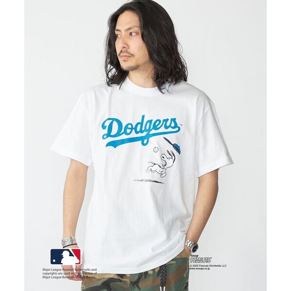 ZOZO問い合わせ番号:93620345ショップ:SHIPS，シップスブランド:SHIPS，シップス商品名:SHIPS: PEANUTS×MLB プリント Tシャツカテゴリ:トップス>Tシャツ/カットソーブランド品番:112-12-1...