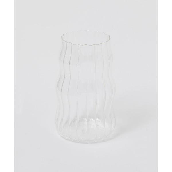 ZOZO問い合わせ番号:93622150ショップ:LAKOLE，ラコレブランド:LAKOLE，ラコレ商品名:うねうねガラスフラワーベース[ライン] / 418840カテゴリ:インテリア>フラワーベースブランド品番:418840素材:ガ...