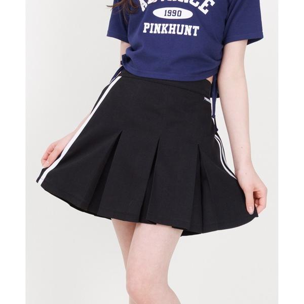 『タイムセール実施中』ZOZO問い合わせ番号:93623145ショップ:BABYDOLL，ベビードールブランド:PINKHUNT，ピンクハント商品名:PINKHUNT ピンクハント サイドラインボックスプリーツ スカート 0598Kカテゴリ...