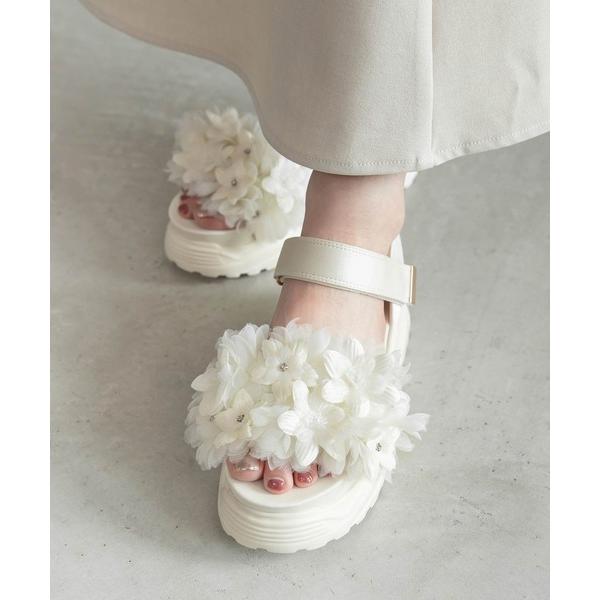 『セール実施中』ZOZO問い合わせ番号:93623249ショップ:RANDA，ランダブランド:RANDA，ランダ商品名:フラワーデザインスポーツサンダルカテゴリ:シューズ>サンダルブランド品番:PR35306素材:合成皮革（スムース）...