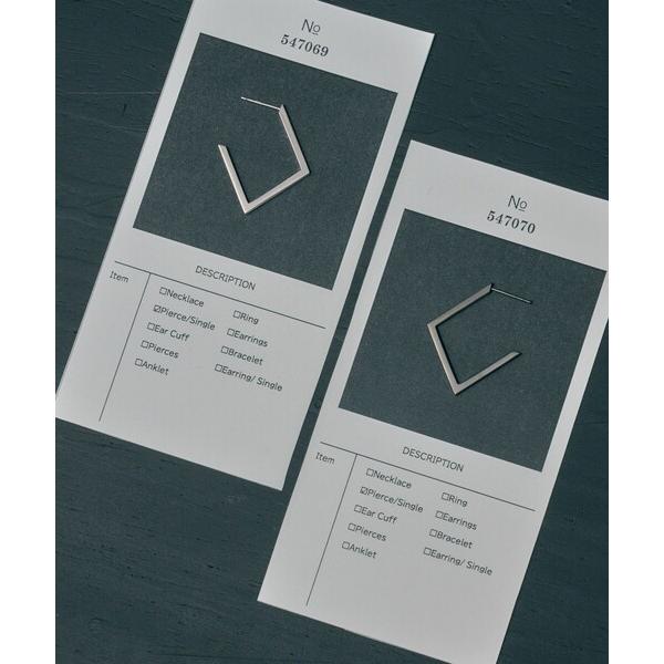 ※このアイテムは返品・交換対象外商品です。ZOZO問い合わせ番号:93657434ショップ:and cloud，アンドクラウドブランド:and cloud，アンドクラウド商品名:Parallelogram Pierce / Singleカテ...