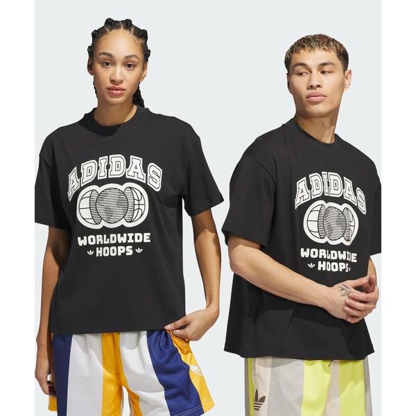『セール実施中』ZOZO問い合わせ番号:93657852ショップ:adidas，アディダスブランド:adidas，アディダス，adidas Originals，アディダスオリジナルス商品名:Worldwide Hoops カレッジ半袖Tシャ...