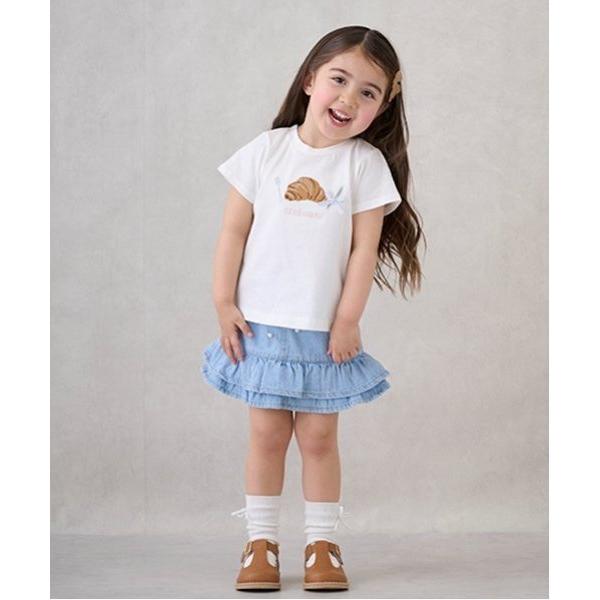 『セール実施中』ZOZO問い合わせ番号:93658031ショップ:petit main，プティマインブランド:petit main，プティマイン商品名:【リンク】パールデニムスカパン(キッズ)カテゴリ:スカート>スカートブランド品番:...