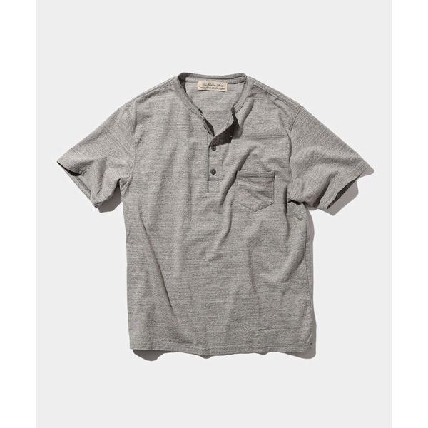 ZOZO問い合わせ番号:93658563ショップ:BEAMS MEN，ビームス メンブランド:BEAMS PLUS，ビームスプラス商品名:【別注】REMI RELIEF / Henley Neck Pocket T-shirt Heathe...