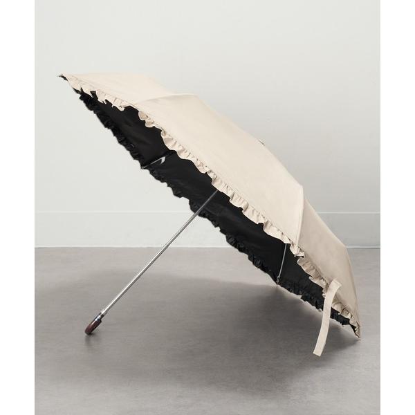 『タイムセール実施中』ZOZO問い合わせ番号:93659928ショップ:SETUP7，セットアップセブンブランド:SETUP7，セットアップセブン商品名:【SETUP7】50cm 無地フリル 晴雨兼用 折りたたみ傘 日傘 UPF50+ 18...