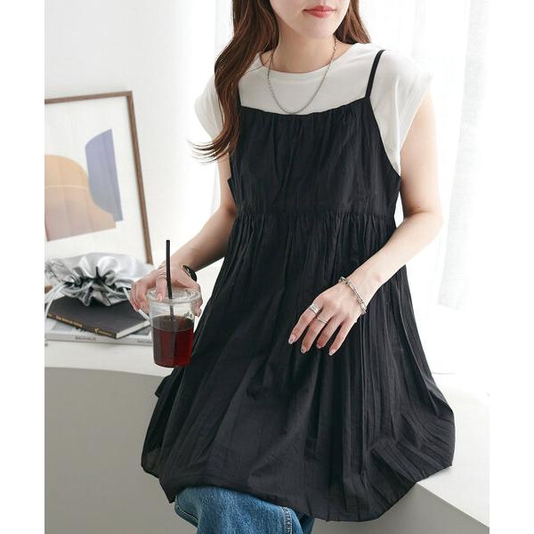 『タイムセール実施中』ZOZO問い合わせ番号:93659993ショップ:DISCOAT，ディスコートブランド:DISCOAT，ディスコート商品名:クリンクルキャミチュニックカテゴリ:ワンピース/ドレス>チュニックブランド品番:DCZ1...