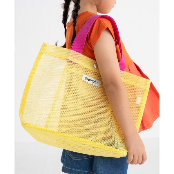 『タイムセール実施中』ZOZO問い合わせ番号:93660808ショップ:MAZEMAZE，マゼマゼブランド:stample，スタンプル商品名:【園児さんサイズ】　キャンディーカラーメッシュトートバッグカテゴリ:バッグ>トートバッグブラ...