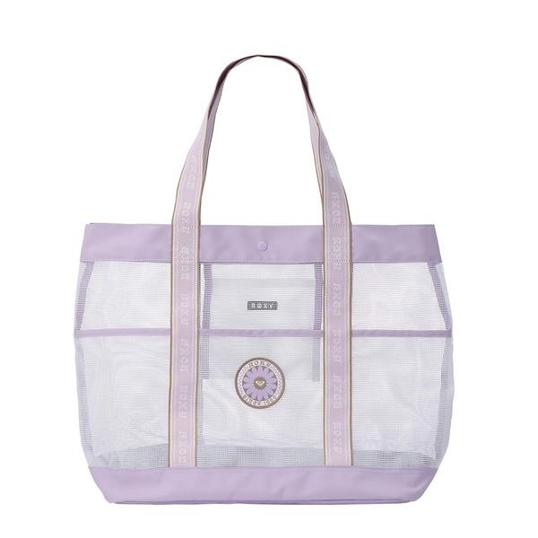 『タイムセール実施中』ZOZO問い合わせ番号:93660883ショップ:ROXY/QUIKSILVER，ロキシー/クイックシルバーブランド:ROXY，ロキシー商品名:WILD FLOWER MESH TOT/ロキシー撥水加工メッシュトートバ...