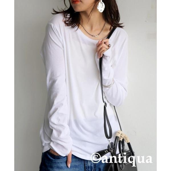 『タイムセール実施中』ZOZO問い合わせ番号:93660984ショップ:antiqua，アンティカブランド:antiqua，アンティカ商品名:スラブシアーロンTカテゴリ:トップス>Tシャツ/カットソーブランド品番:NA-00486素材...