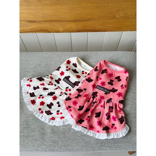 ※このアイテムは返品・交換対象外商品です。ZOZO問い合わせ番号:93661028ショップ:TONE，トーンブランド:tone，トーン商品名:minimo/フラワーワッフルワンピース　L/XLサイズ　/犬服(ドッグウェア)(SU)カテゴリ:...