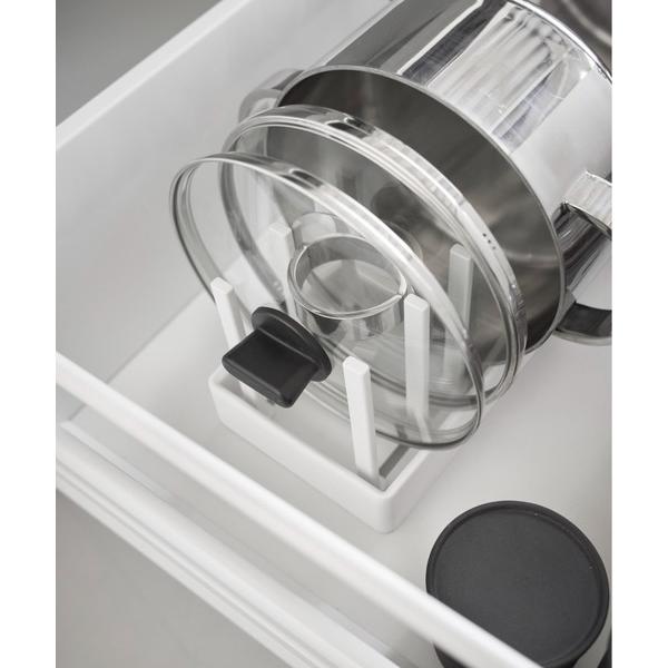 ZOZO問い合わせ番号:93661261ショップ:TIMELESS COMFORT，タイムレスコンフォートブランド:tower，タワー，TIMELESS COMFORT，タイムレスコンフォート商品名:tower（タワー）シンク下幅調節鍋蓋＆...