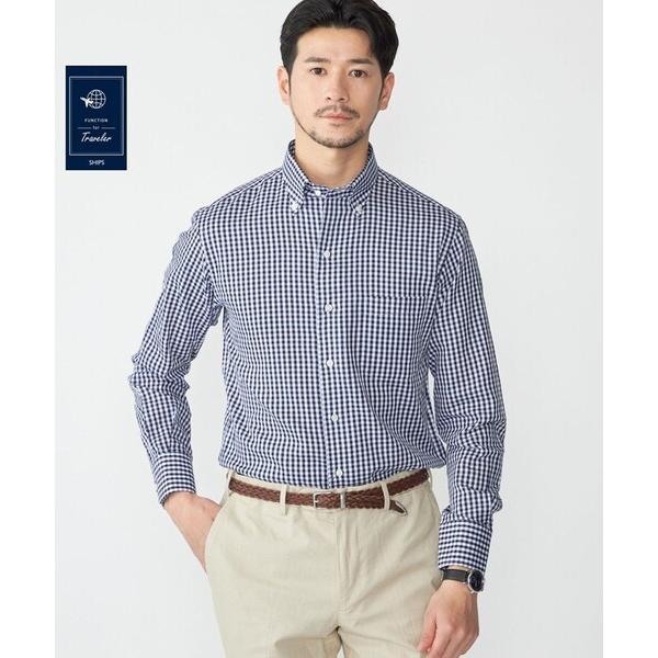 『セール実施中』ZOZO問い合わせ番号:93661694ショップ:SHIPS，シップスブランド:SHIPS，シップス商品名:SHIPS: イタリアン ボタンダウン パナマ ギンガムチェック シャツカテゴリ:トップス>ビジネスシャツブラ...