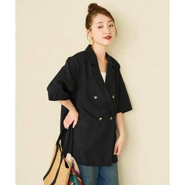 『セール実施中』ZOZO問い合わせ番号:93693322ショップ:FREAK'S STORE，フリークスストアブランド:FREAK'S STORE，フリークスストア商品名:限定展開　麻調 ダブルテーラード 半袖 ジャケットカテゴリ:ジャケッ...